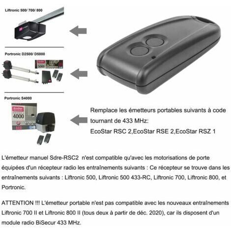 RSC2 433Mhz Garage Remote Control RSC2 Gate Remote Control, RSE2 ...