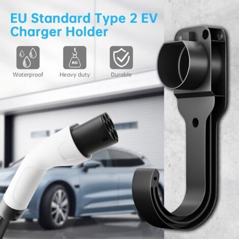 Electric Car Cable Holder, EU Standard Wall Mount for Electric Car ...
