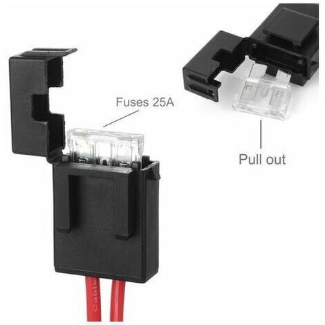12V 24V Female Car Cigarette Lighter Socket To Battery Crocodile Clips ...