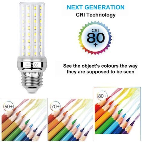 3 Pack 20W LED Corn Bulbs, 150W Incandescent Equivalent, 2300lm, 4000K ...
