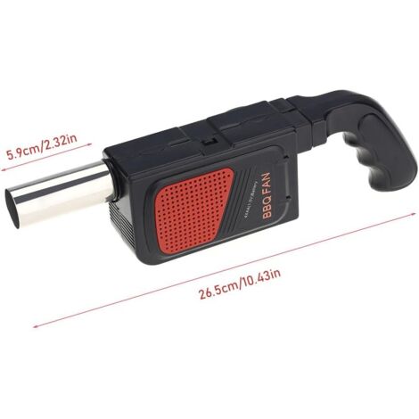 Blower Fan Bellows Fire Starter Barbecue, Portable Charcoal Electric ...