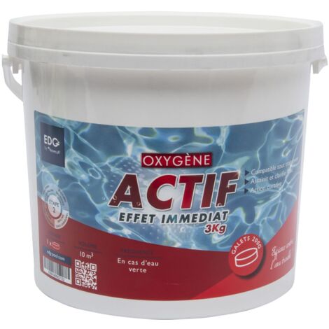 Oxygène actif, 3KG, 200G EDG - AQUALUX - 107523