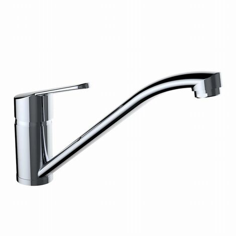 Robinet CLEVER Pour évier en laiton chromé avec bec horizontal pivotant ...