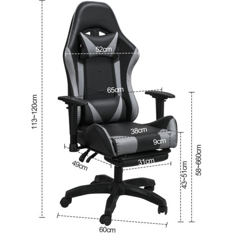 SWANEW Sedia da gioco Sedia ergonomica Gamer Sedia da ufficio Sedia da ...