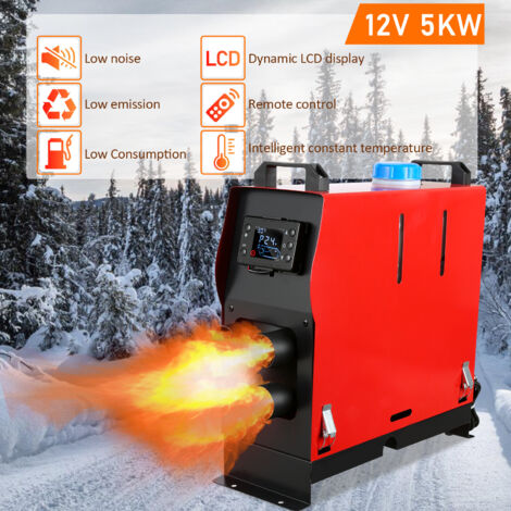 SWANEW 5KW 12V Calentador Diesel Portátil Calentador de Aire Diesel ...