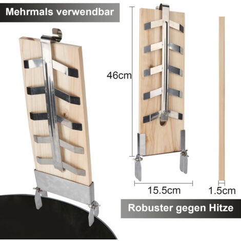 SWANEW Tablero de salmón Flaming 2 Establecer BROTING XL TOPOR DEL ...