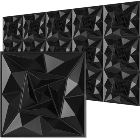 Panel mural 3D para pintar - paquete de 1,08 m² - lote de 12 piezas - 0 ...