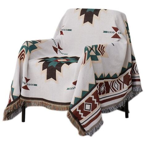 Tapis D'aztec Navajo Couverture Tapis De Motif Géométrique Tribal ...