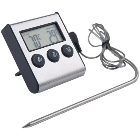 Küchen-Lebensmittelthermometer, Timer-Sonde, Lebensmittelthermometer ...