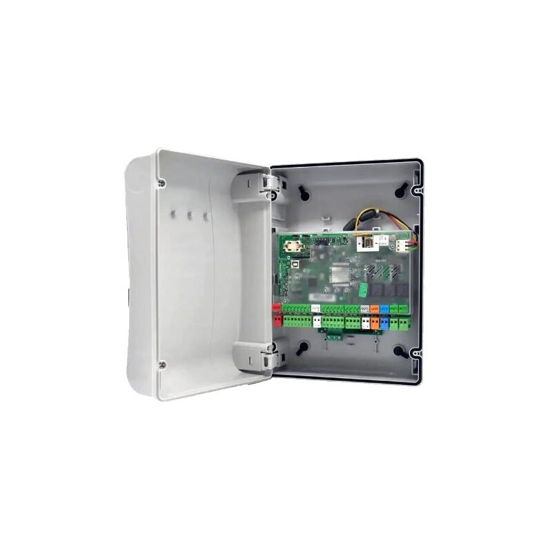 FAAC 790305 Équipement électronique Centrale de commande E124S pour portail battant avec conteneur