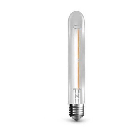 V-TAC VT-2042 Ampoule LED E27 2W 100LM/wCylindre tubulaire à filament ...