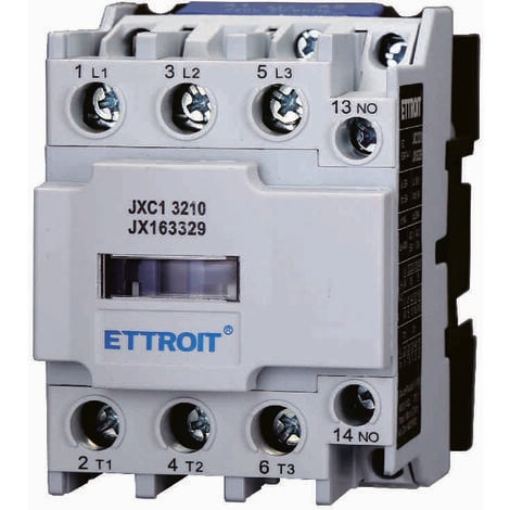 Contacteur ETTROIT JXC1 AC 220V 50/60Hz Bobine 3P 3 pôles Normalement Ouvert Ie 32A Ue 380V ...