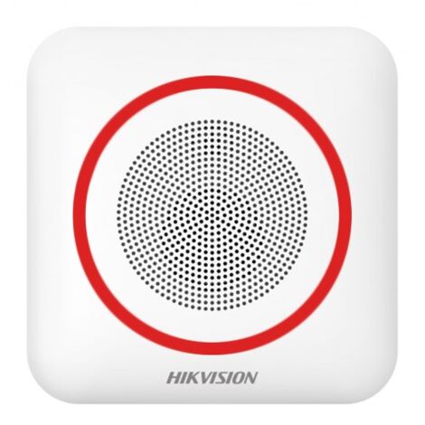 HIKVISION DS-PS1-II-WE/RED nouvelle sirène radio intérieure avec ...