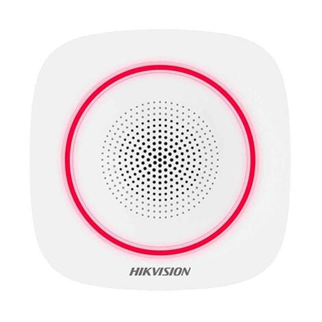 HIKVISION DS-PS1-II-WE/RED nouvelle sirène radio intérieure avec ...