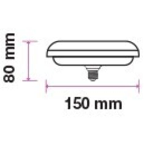 V-TAC VT-2116 Ampoule LED 16W SMD E27 ufo F150 blanc chaud 3000K - SKU 71586