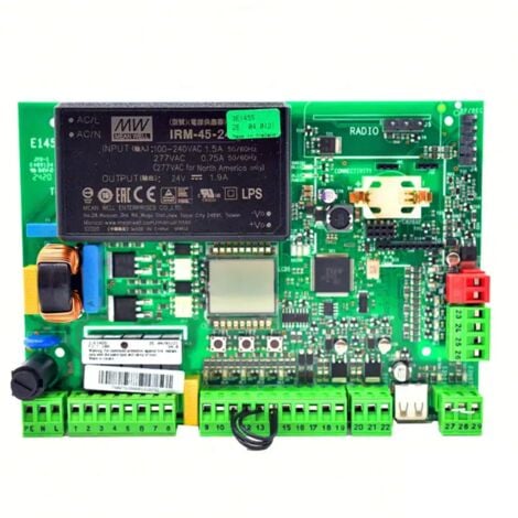 Carte électronique FAAC E145S 790076 unité de commande de remplacement pour moteurs d ...