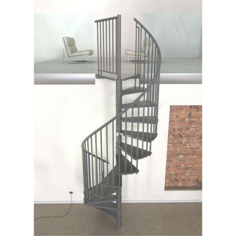 Wendeltreppe 12 Stufen - erreichbare Höhe 2.28 bis 2.82m - Durchmesser ...