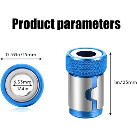 Magnetischer Bithalter, 4-teiliger Magnetring, magnetischer Bit ...