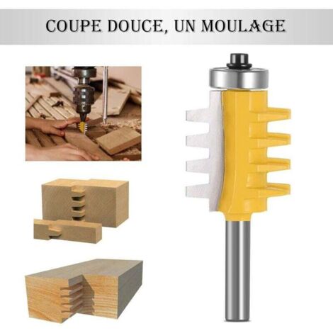 DOLASO 8mm Schaft Schiene Finger Reversible Joint Router Kleber Bit ...