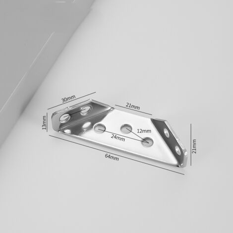20 Stück Universal-Möbel-Eckverbinder, multifunktionale Dreieck ...