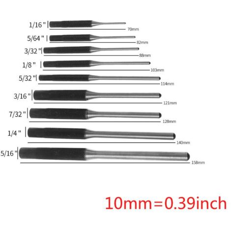 DOLASO Splintenstanzer-Set, 9 Stück, Werkzeug zum Entfernen von ...