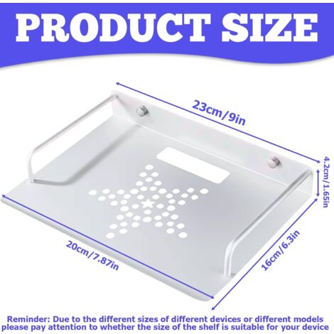 DOLASO Universal-Router-Wandhalterung, Router-Regal, kleines Projektor ...