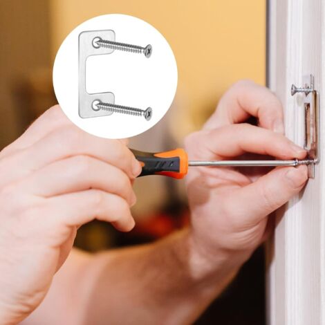 Adjustable Strike Plate for Exterior Doors, Home and Rental Security ...