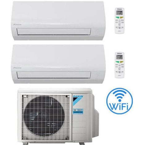 Climatiseur Daikin NEW SENSIRA Wifi Dual Split 7000 + 9000 BTU avec et 2MXF40A Classe A++/A+