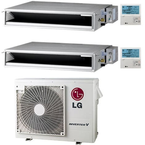 Climatiseur gainable LG R32 Dual Split Inverter 12000 + 18000 BTU avec U.E. MU3R19 NOUVEAU ...