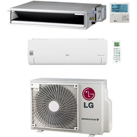 Climatiseur LG Ducted + Split R32 Dual Split Inverter 12000 + 12000 BTU ...