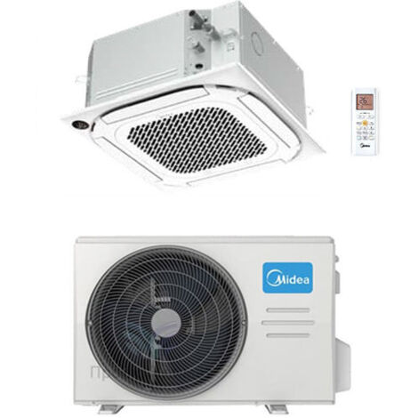 Climatiseur compact Midea à cassette 4 voies R32 9000 BTU MCA4U-09HRFNX ...