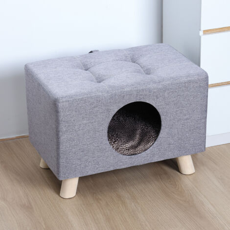 Korb und Korb für Katze, Bett für Hundekatze, L: 47,5 cm, B: 26 cm, H ...