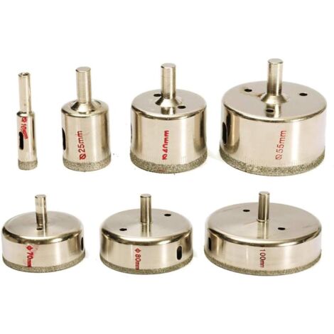 7-teiliges Diamantbohrer-Set für Diamantbohrer mit ...