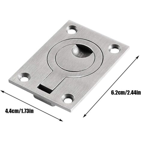 Edelstahl-Vierkant-Zugring, Marine-Aufzugsgriff, Edelstahl ...