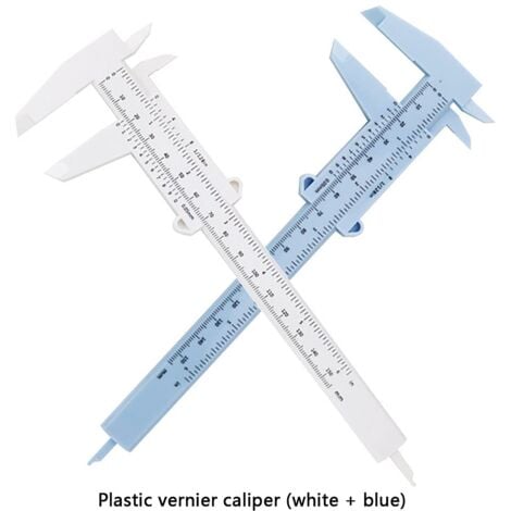 6 Zoll 150 mm Mini-Kunststoff-Messschieber, Doppelskala-Messschieber ...
