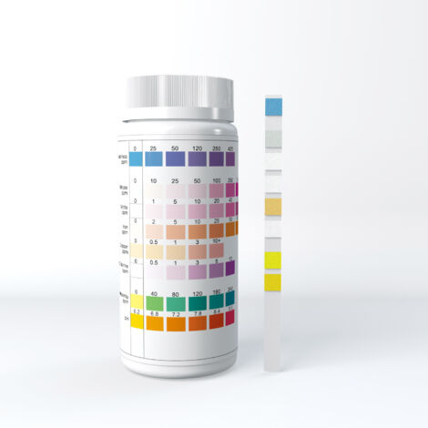 8-in-1-Teststreifen für Pool- und Spa-Wasser, 100 Teststreifen für ...