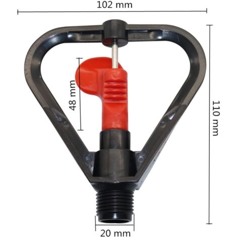 Gartenbedarf, 10 Stück, 360-Grad-Vortex-Sprinkler mit 1/2 Zoll ...