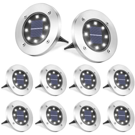 8 Stück LED-Solarleuchte für den Außenbereich – Solarlampen für Garten ...