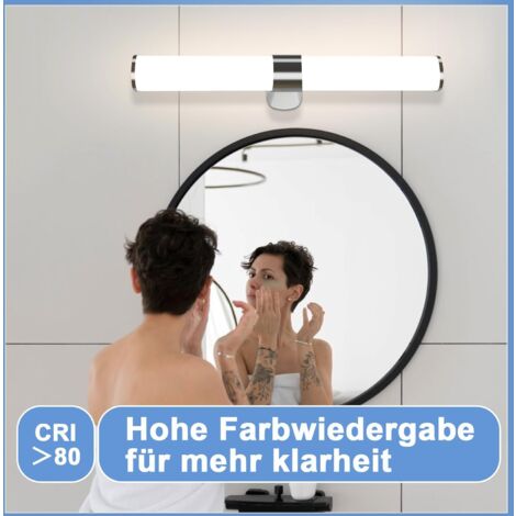 GBLY LED Spiegelleuchte Bad Spiegellampe - 8W Badleuchte Wand 40CM ...