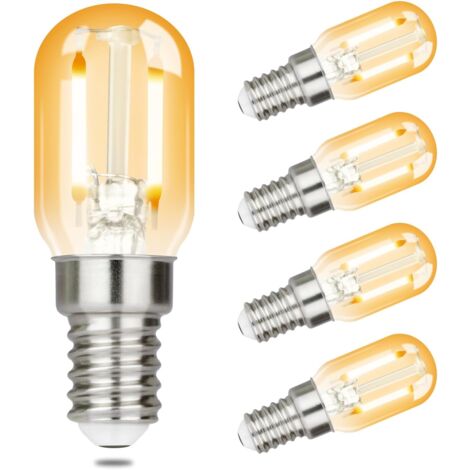 GBLY 4er pack E14 LED Warmweiss Glühbirne - T22 Vintage LED Lampen 2W ...