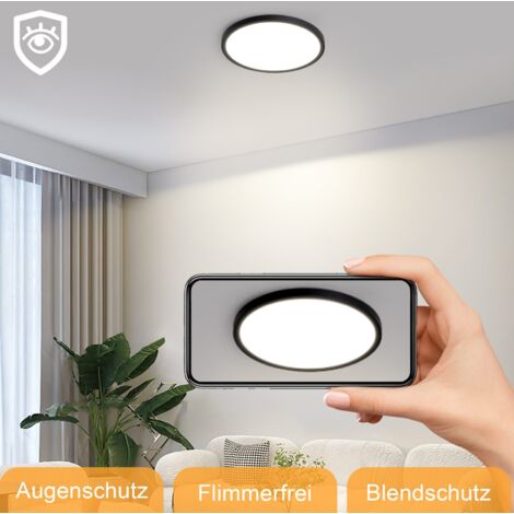 GBLY Deckenlampe LED Deckenleuchte Flach - Schlafzimmerlampe 18CM ...