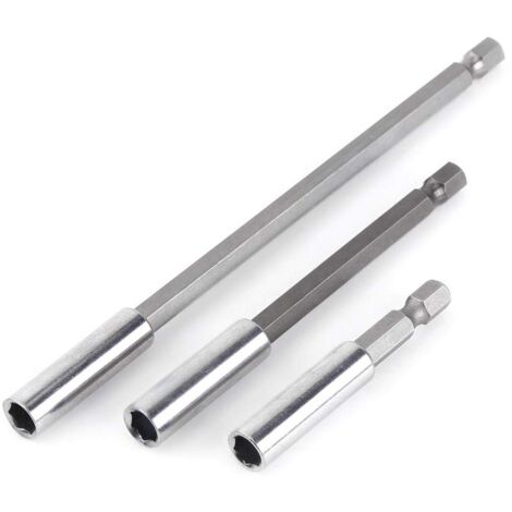 3-teiliger magnetischer Bithalter, 6 cm/10 cm/15 cm Bohrer-Bit ...