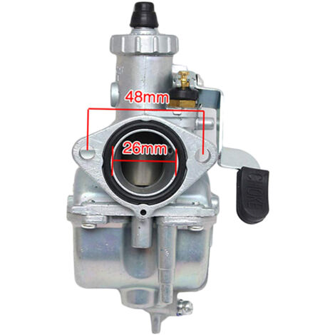Zoternen VM22 26 mm Vergaser-Kit, Ersatz für Mikuni Pit Dirt Bike 110 cc, 125 cc, 140 cc, Lifan ...