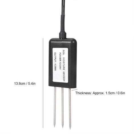 Bodenfeuchtesensor, 2-in-1-Multifunktions-Bodenfeuchtesensor mit 4–20 ...