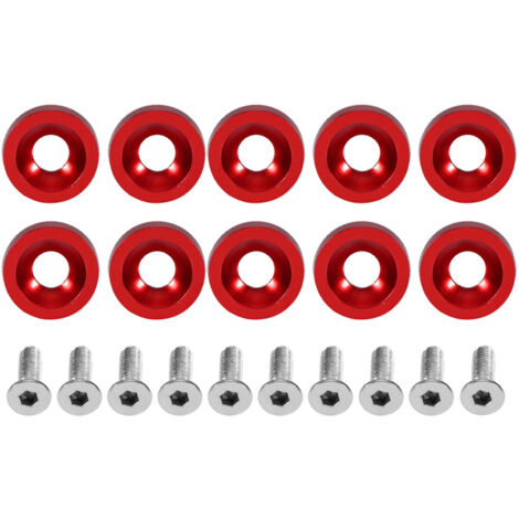 Tbest Car Modification M6 Joint License Plate Frame Decoration Screw ...