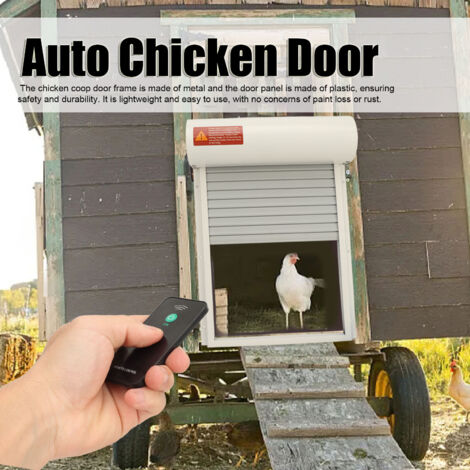Automatischer Hühnerstalltüröffner, Timer-Modus, automatischer ...