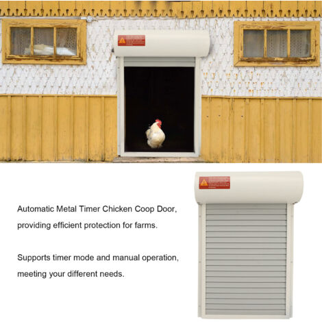 Automatischer Hühnerstalltüröffner, Timer-Modus, automatischer ...