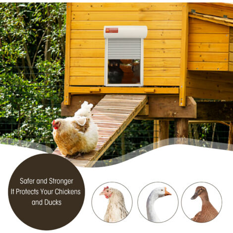 Automatischer Hühnerstalltüröffner, Timer-Modus, automatischer ...