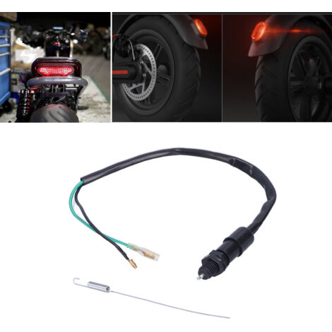 Motorrad-Rücklichtschalter, Rücklichtschalter aus PVC und Edelstahl ...