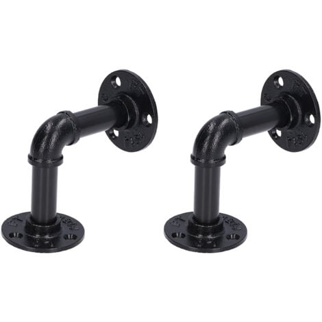 Gistuch Staffa per mensola a muro retrò 2 pezzi Staffe per tubi ...